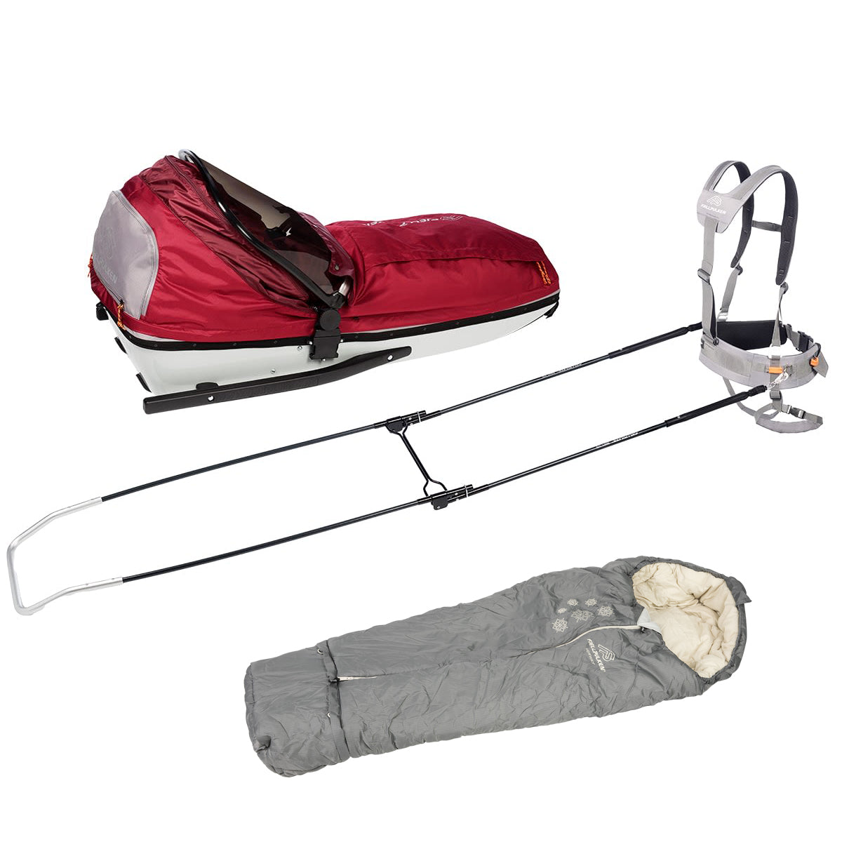 Complete children's sled with children's bag - Fjellpulken